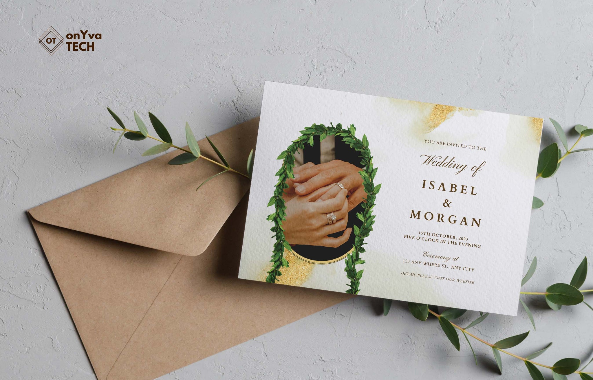 Maile Open Lei | Hawaiian Frame PNG Bundle | Digital Download – onYva TECH
